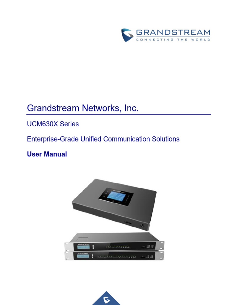UCM6300 Usermanual Parte1 | PDF | Session Initiation Protocol | Voicemail