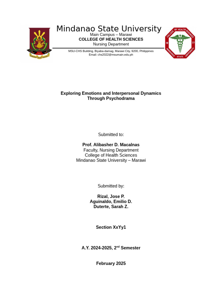 NSG127.4 Activity Plan Sample | PDF | Psychotherapy | Mental Health