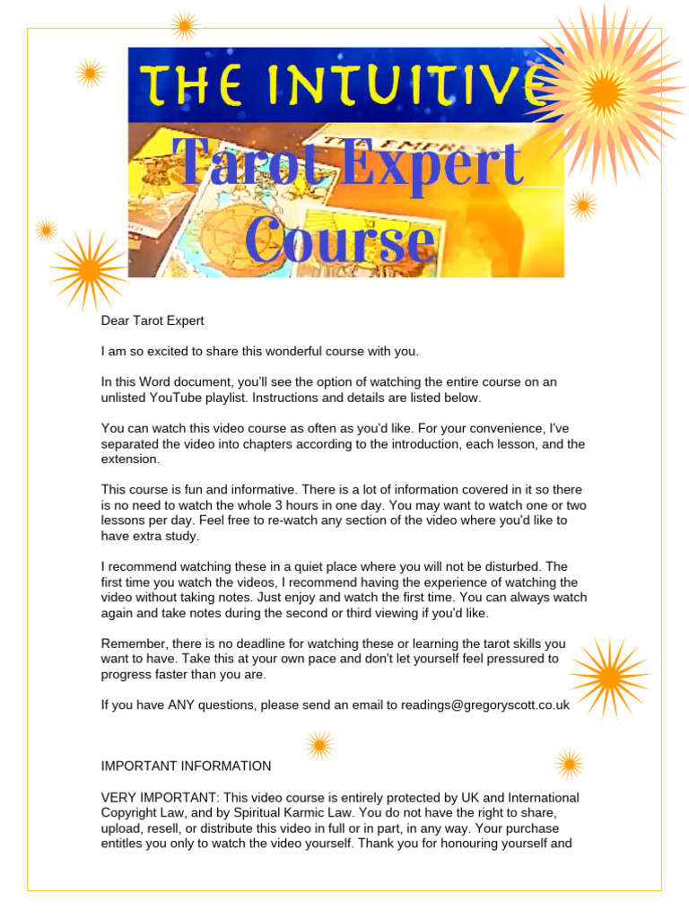 ITEC Course Document | PDF