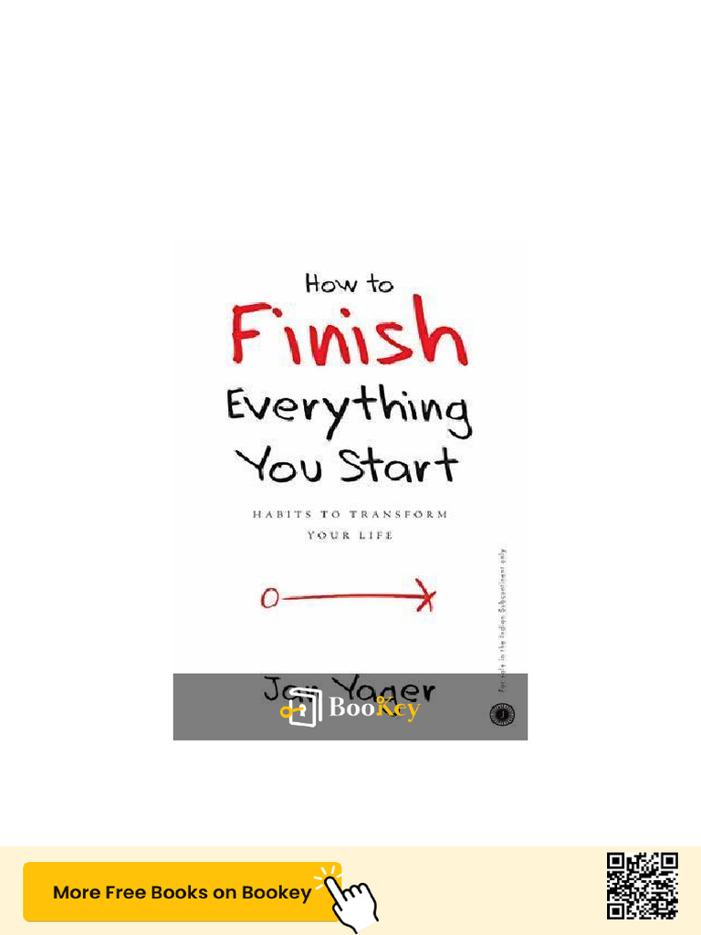 How To Finish Everything You Start PDF | PDF | Professional Skills ...