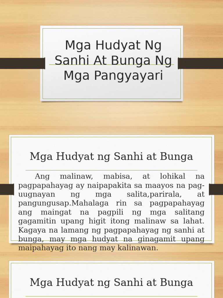 Sanhi at Bunga - 112405 | PDF