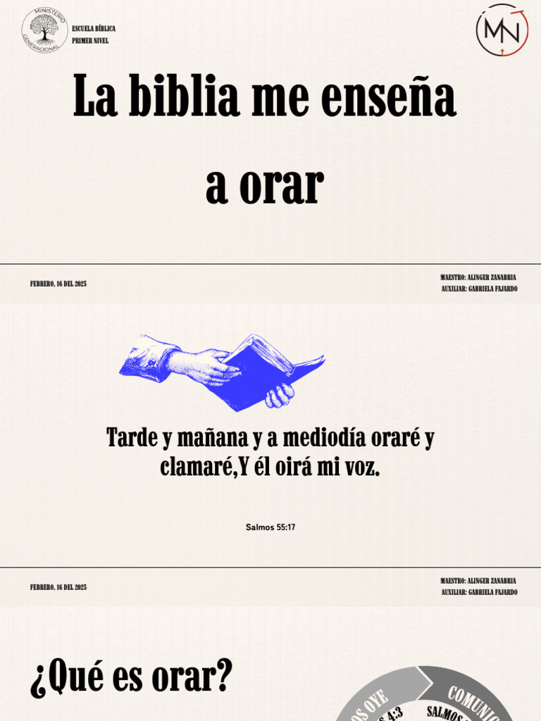 La biblia me enseña a orar | PDF | Oración