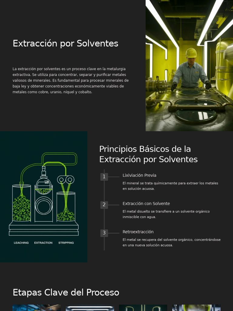 Extraccion Por Solventes | PDF | Minería | Cobre