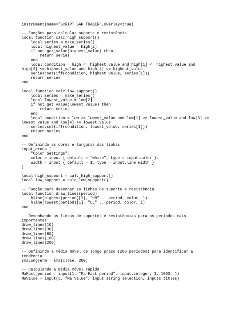 Script Gap Trader for IQ Option 2025 | PDF