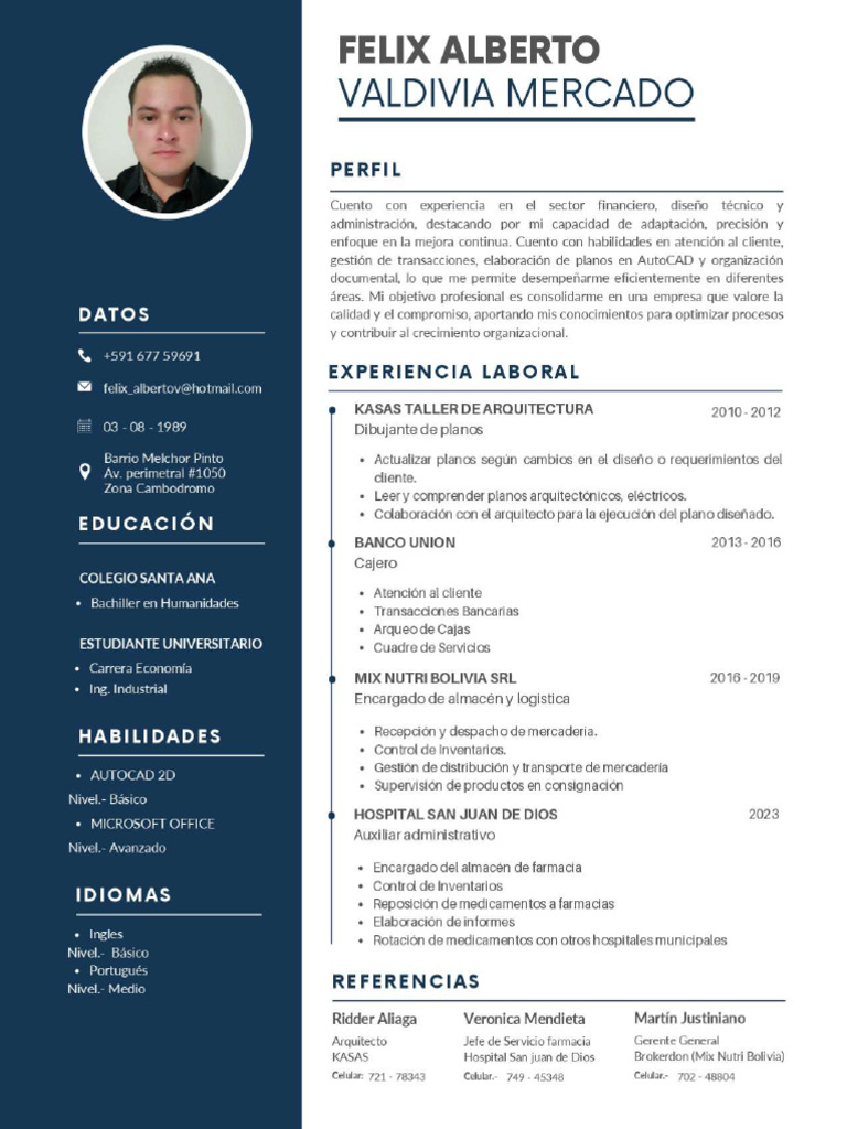 CV - FELIX A. VALDIVIA | PDF