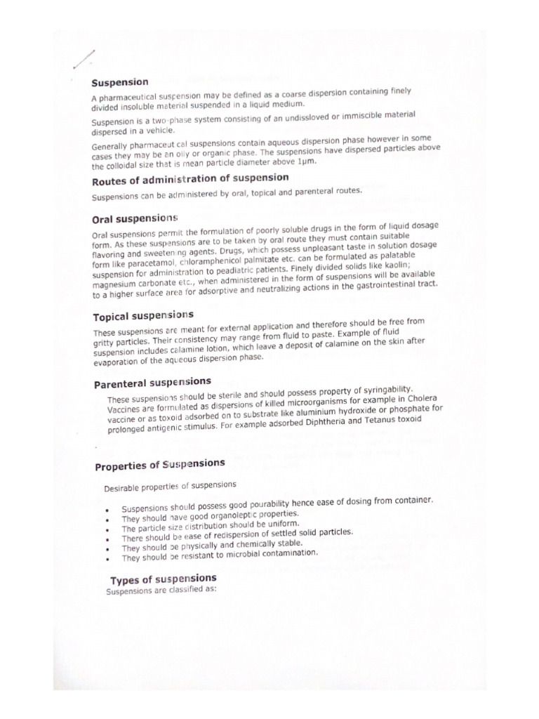 Dispensing Notes | PDF