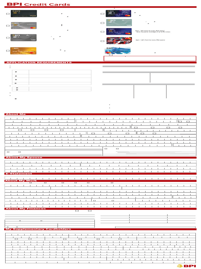 BPI Omnibus Application Form - V0323 - 03.2023 - Approved 10 | PDF ...