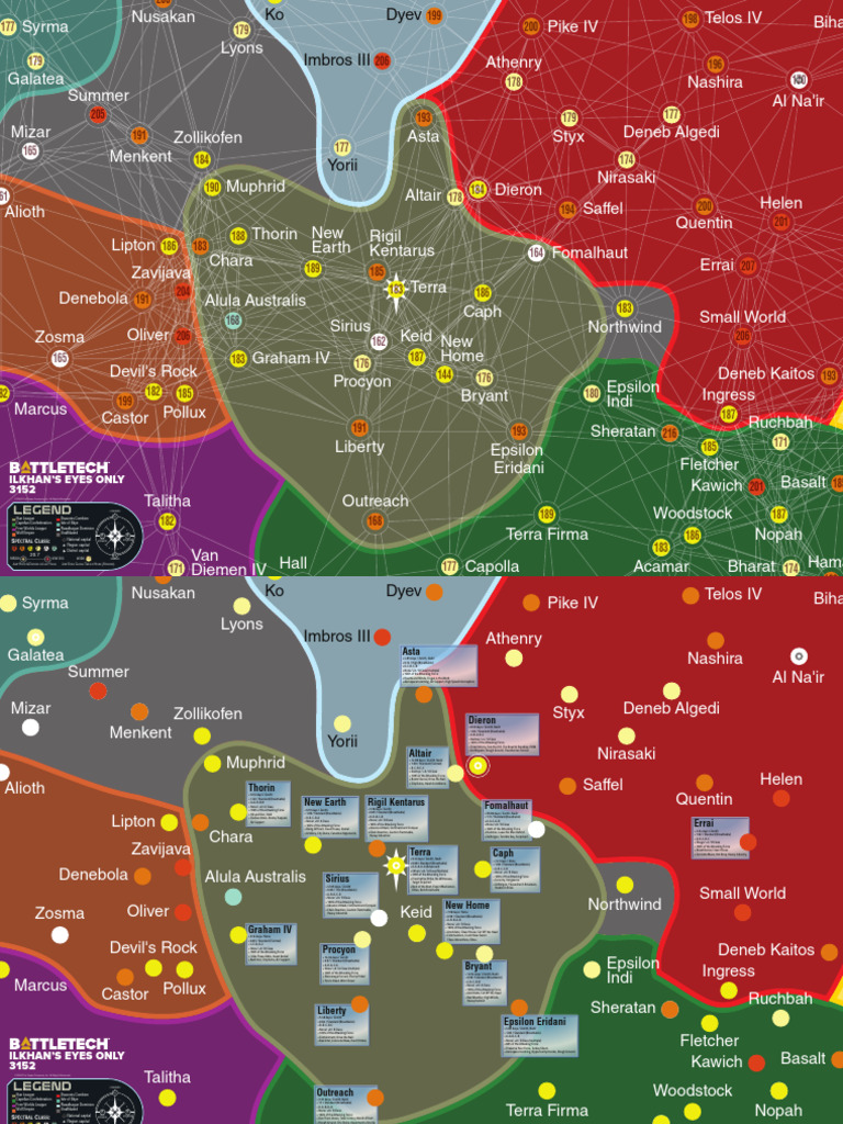 E-CAT35905 - BattleTech IlKhans Eyes Only MAP | PDF | Stars | Stellar ...