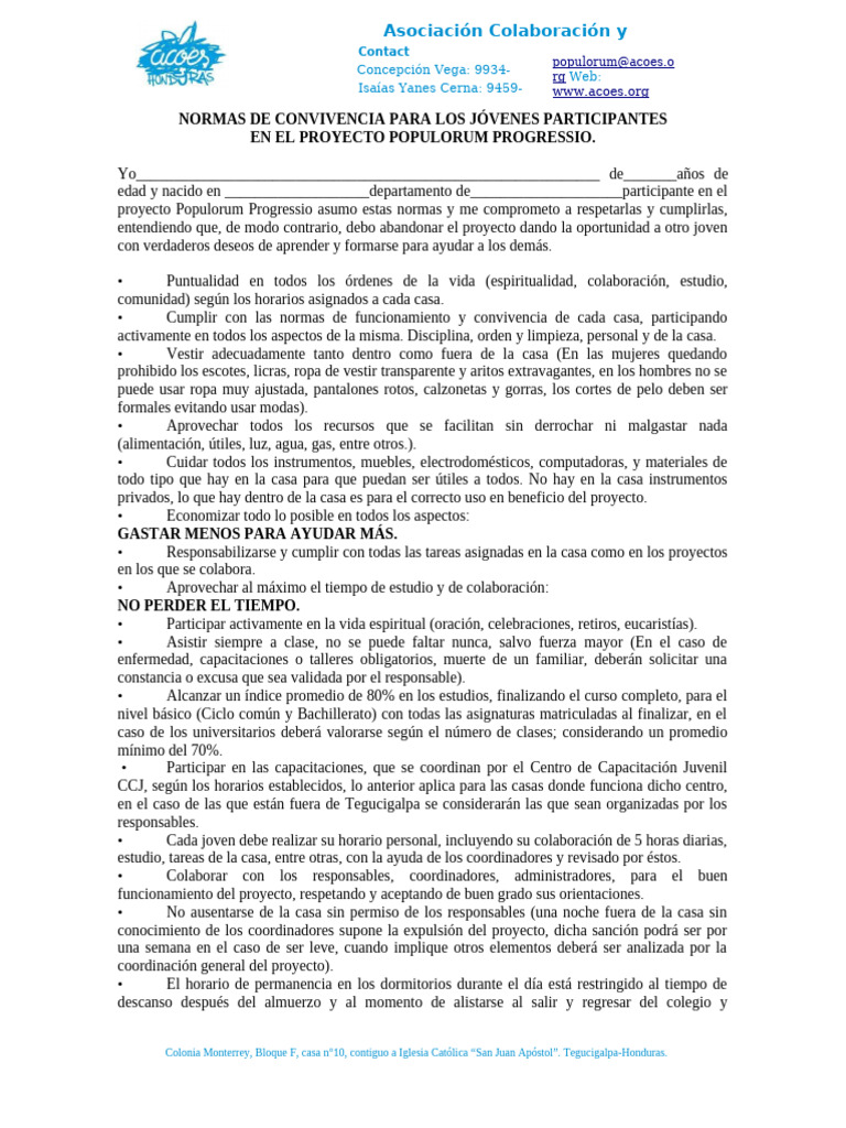 Normas Populorum | PDF