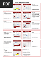 Cherry Creek 2024-25 School Calendar | PDF