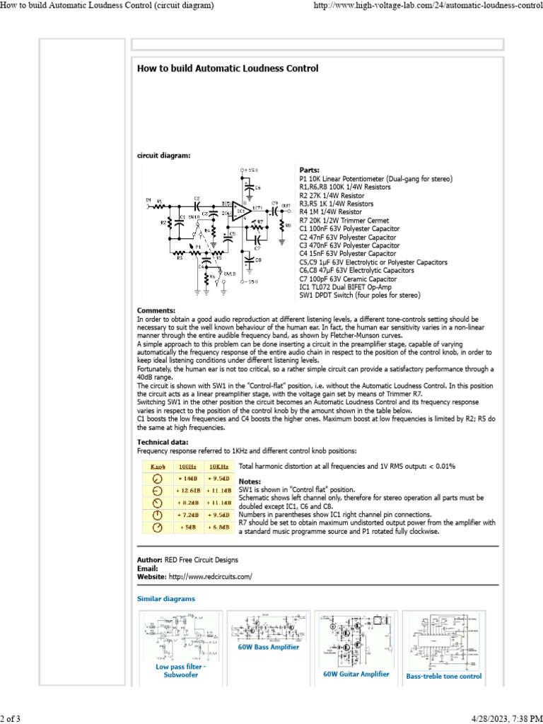 Audio Circuit Design for Enthusiasts | PDF | Capacitor | Electrical Network