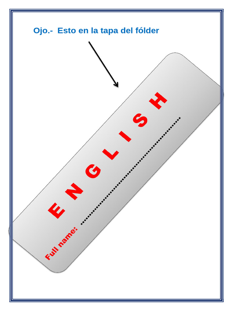 Caratula English | PDF