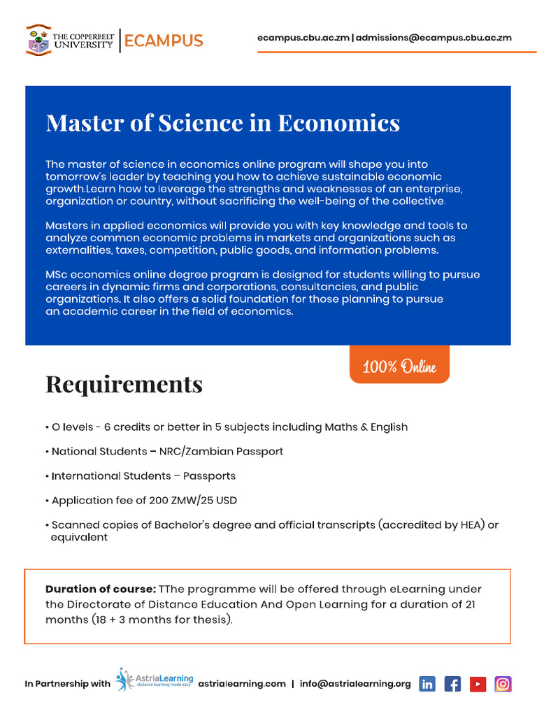 MSC Economics | PDF