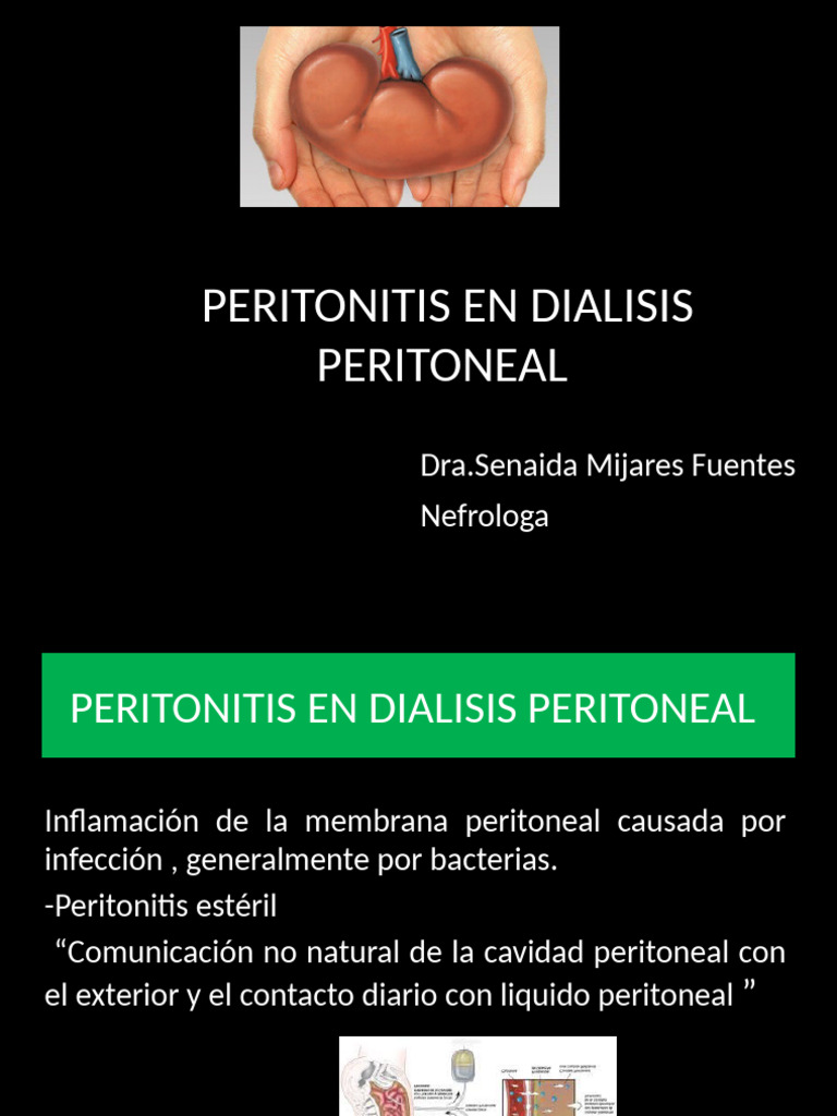 Peritonitis en Diálisis Peritoneal: Causas y Tratamiento | PDF ...