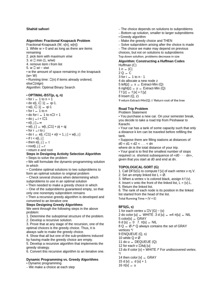 safoori | PDF | Time Complexity | Mathematics