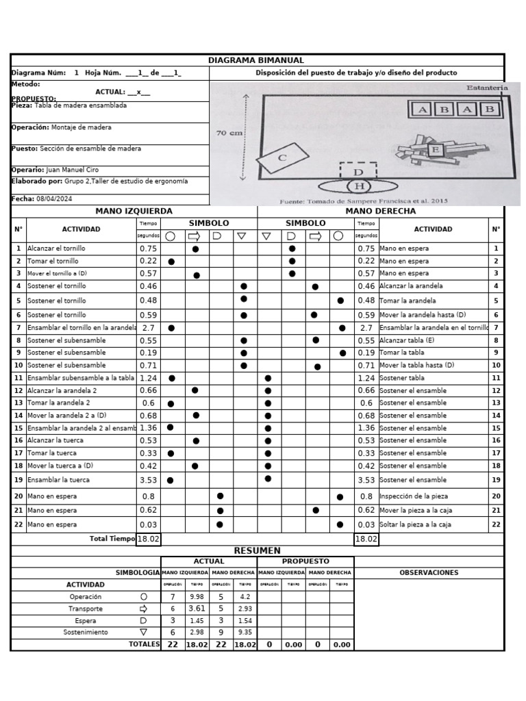 Formatos Diagrama BIMANUAL 2 | PDF