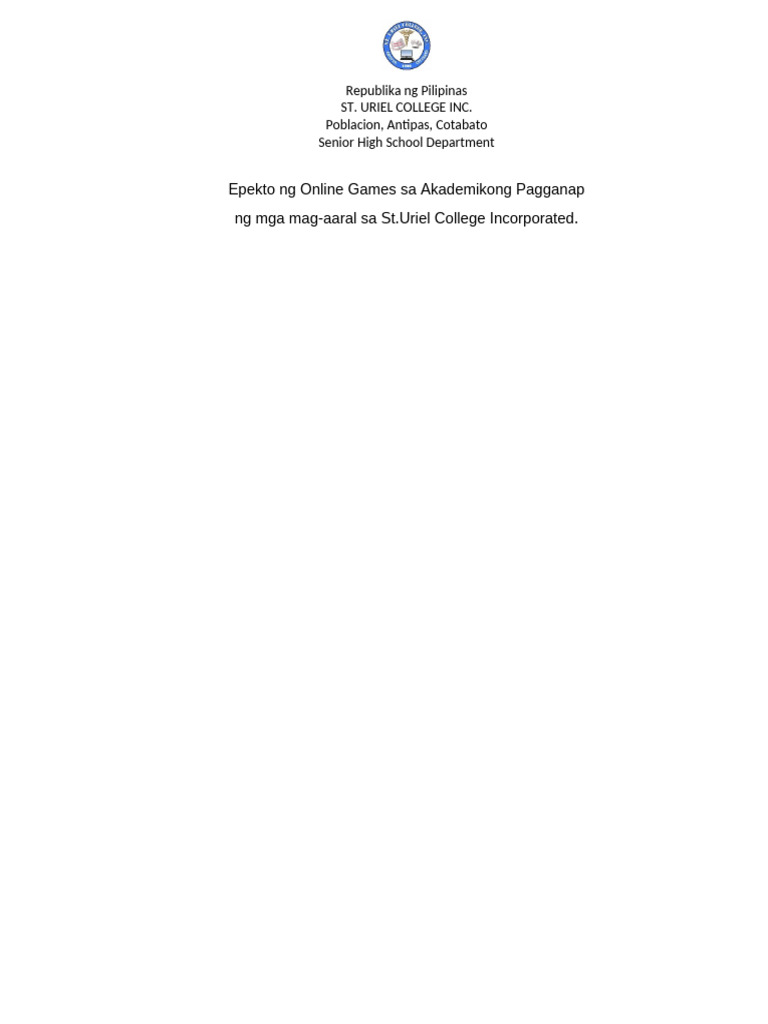 PANIMULA | PDF