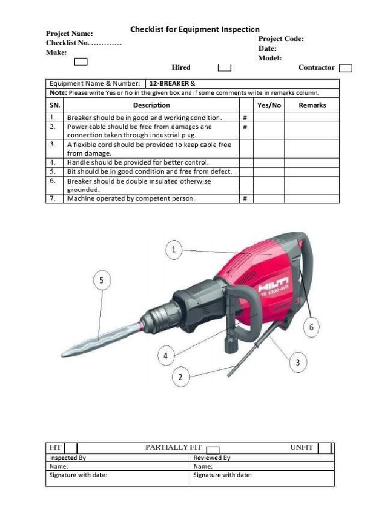_44_HSE_Checklists_For_Machinery_&_Equipment_Inspection_ (1) | PDF