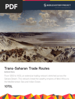 Afro-Eurasian Trade Routes Overview | PDF
