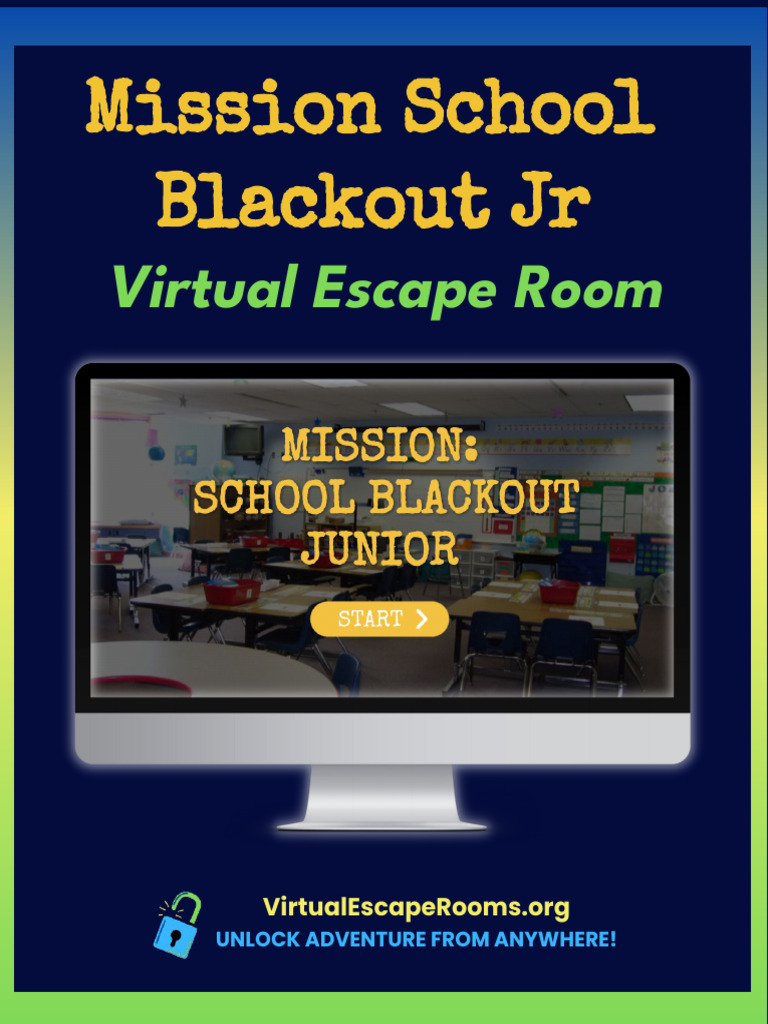 Mission-School-Blackout-Jr-Virtual-Escape-Room-PDF-jhje0v | PDF