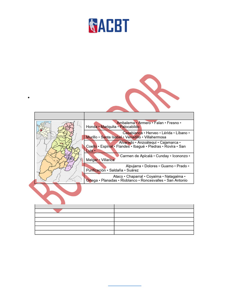 Torneo Acbt - Version 2 | PDF
