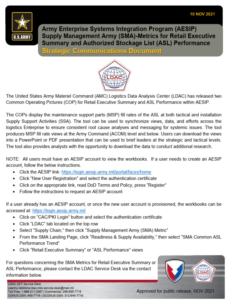 STRATCOM MA-Metrics Retail Executive-Summary and ASL-Performance | PDF