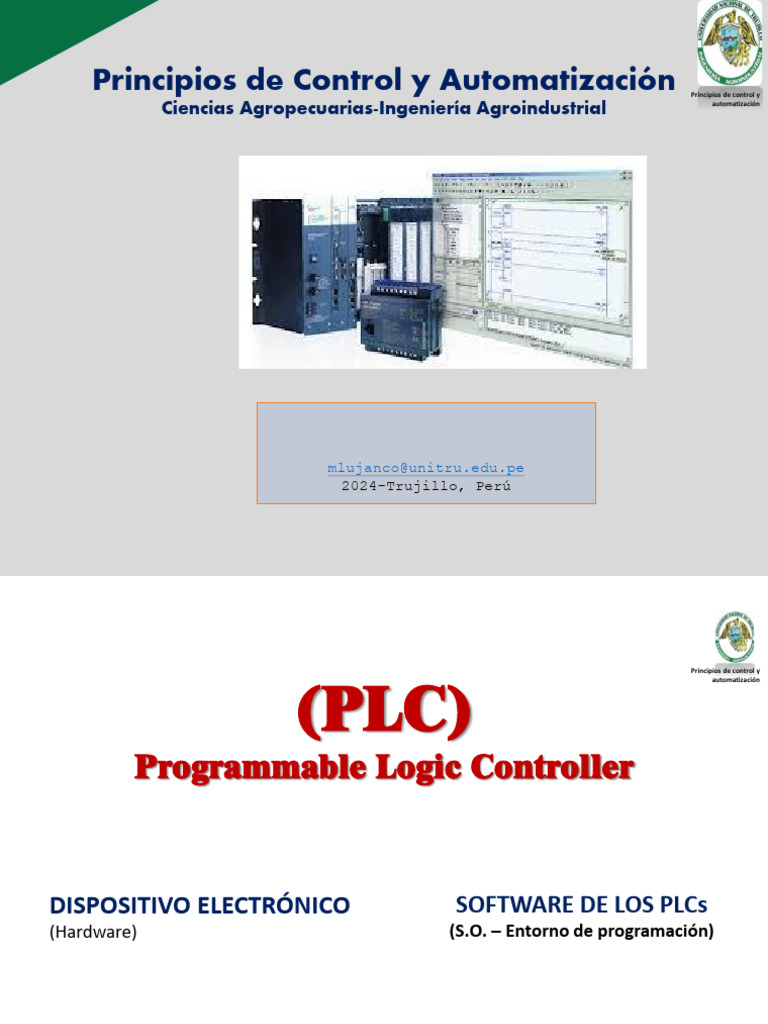 Programación de PLCs en Automatización | PDF | Controlador lógico ...