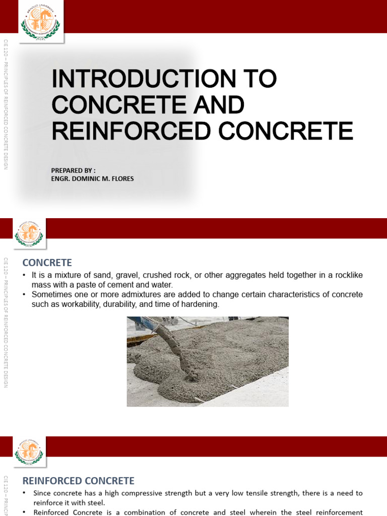 RCD 01 Introduction To RCD | PDF | Concrete | Reinforced Concrete