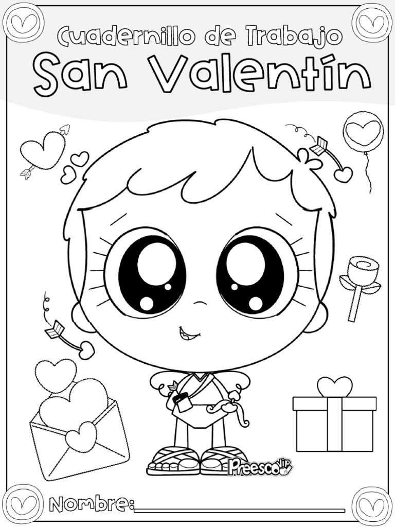 Actividades de San Valentín para Niños | PDF | Color | Tecnicas artisticas