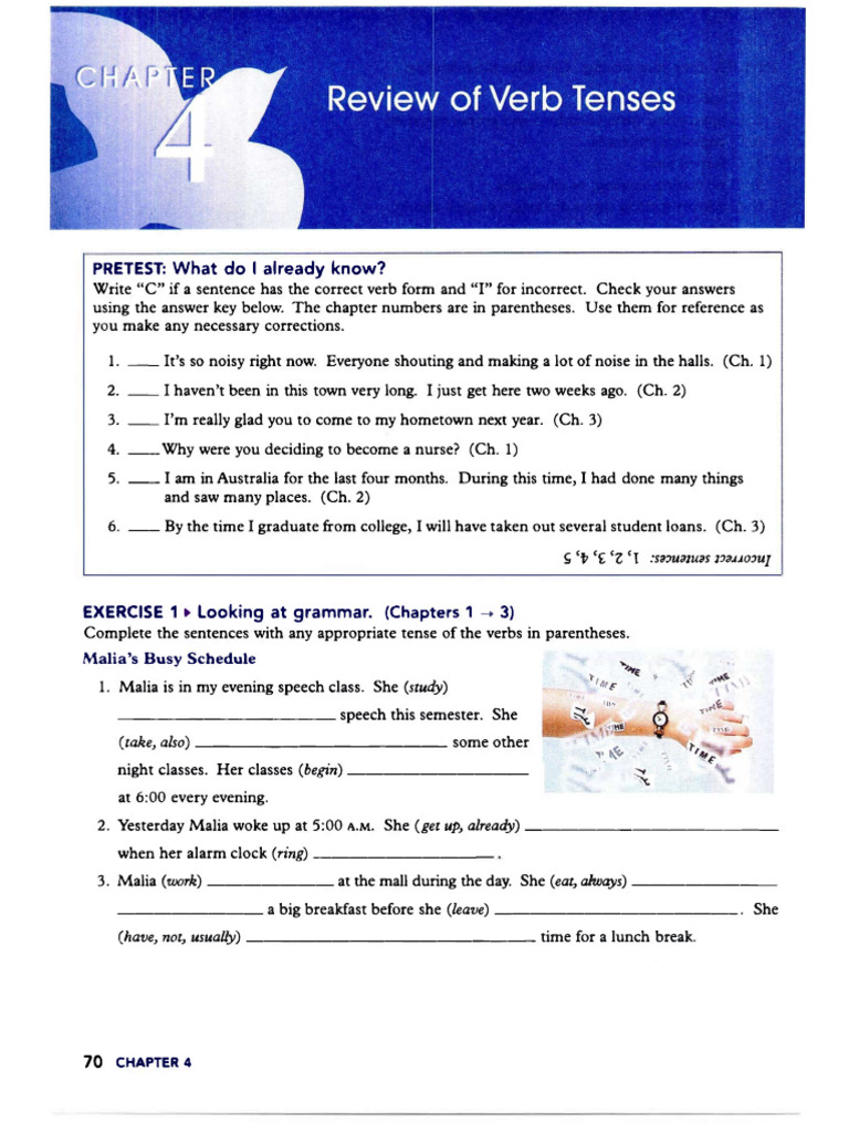 L4 - Grammar - U&U - Tense Review | PDF