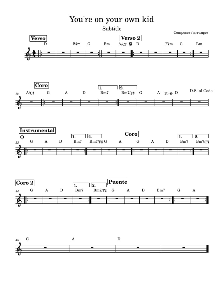 youre on your own | PDF