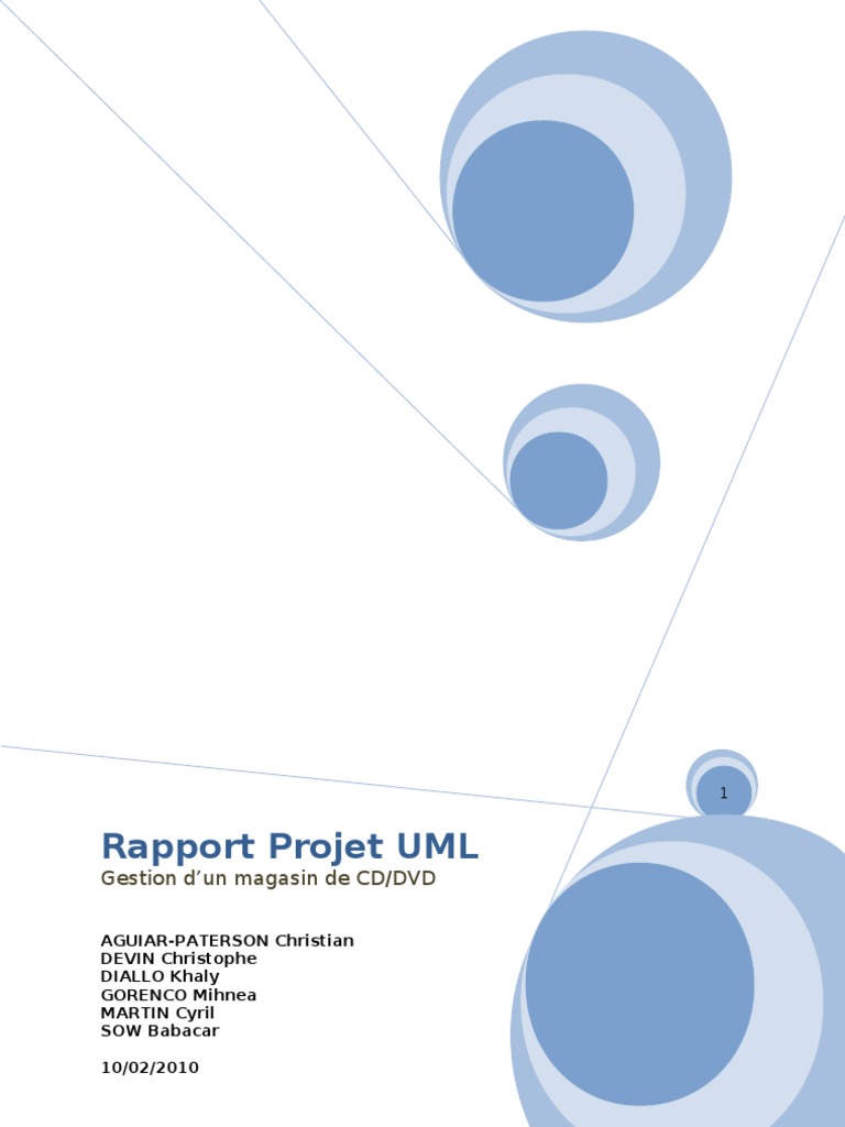 Rapport sur la gestion d'un magasin de CD/DVD | PDF