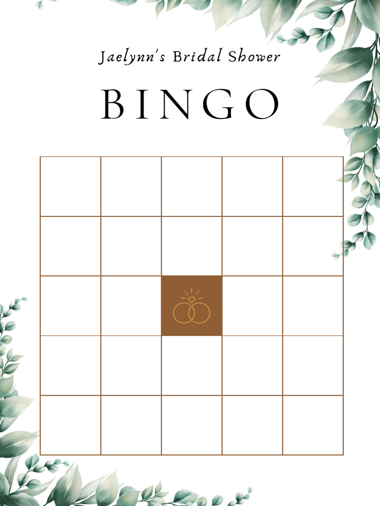 JK Bingo Card | PDF