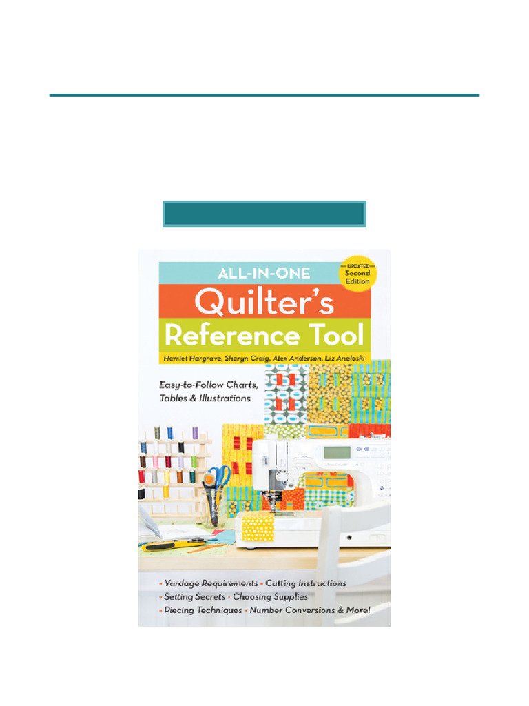 Save Big All in One Quilter's Reference Tool Easy To Follow Charts ...