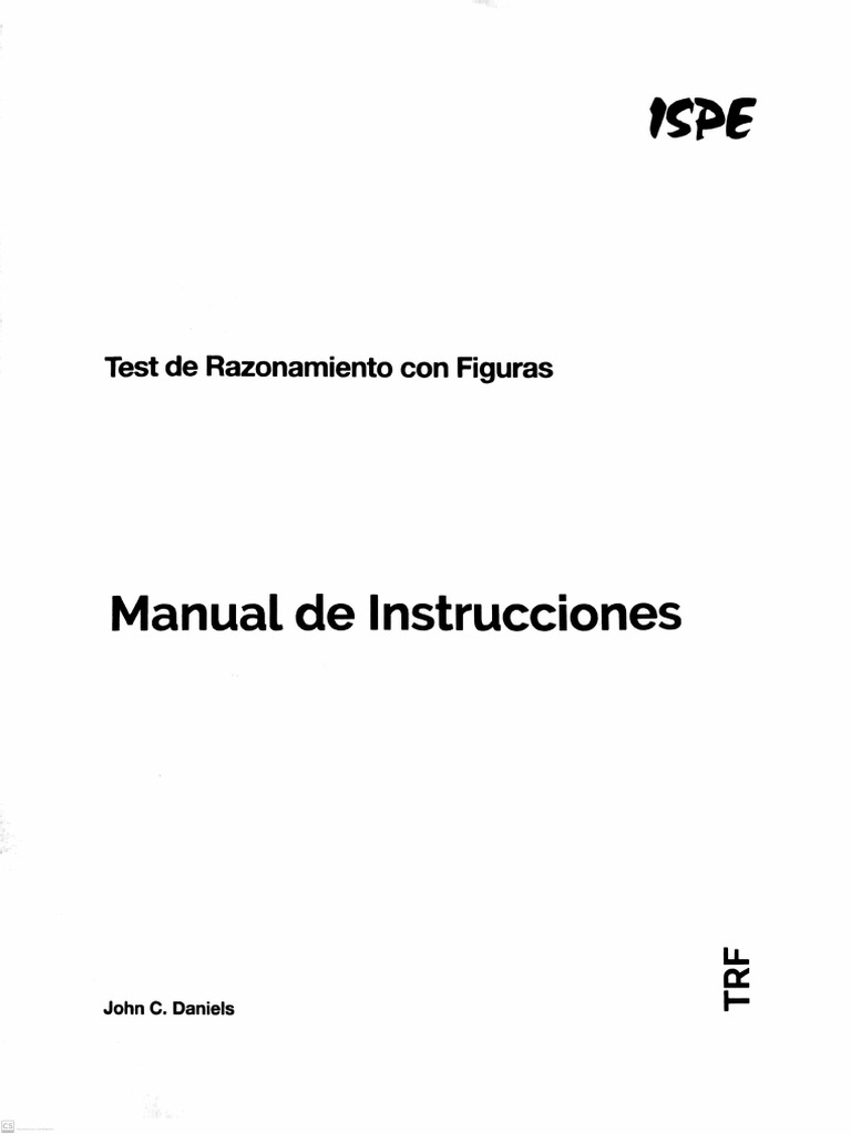 Test de Razonamiento Con Figuras (TRF) | PDF