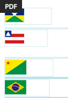 Bandeiras Dos Estados Da Região Nordeste Do Brasil | PDF | Brasil | Vermelho