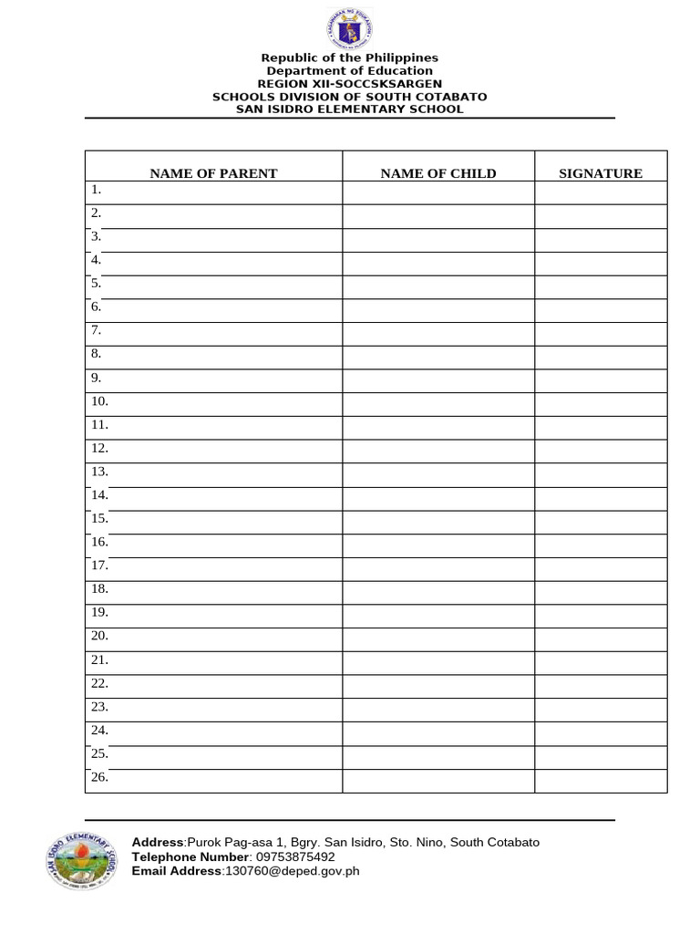 DAGYAW ATTENDANCE | PDF