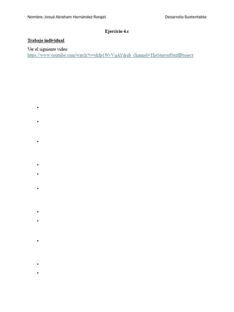 Copia De Ejercicio 4 C Pdf Residuos Vertedero