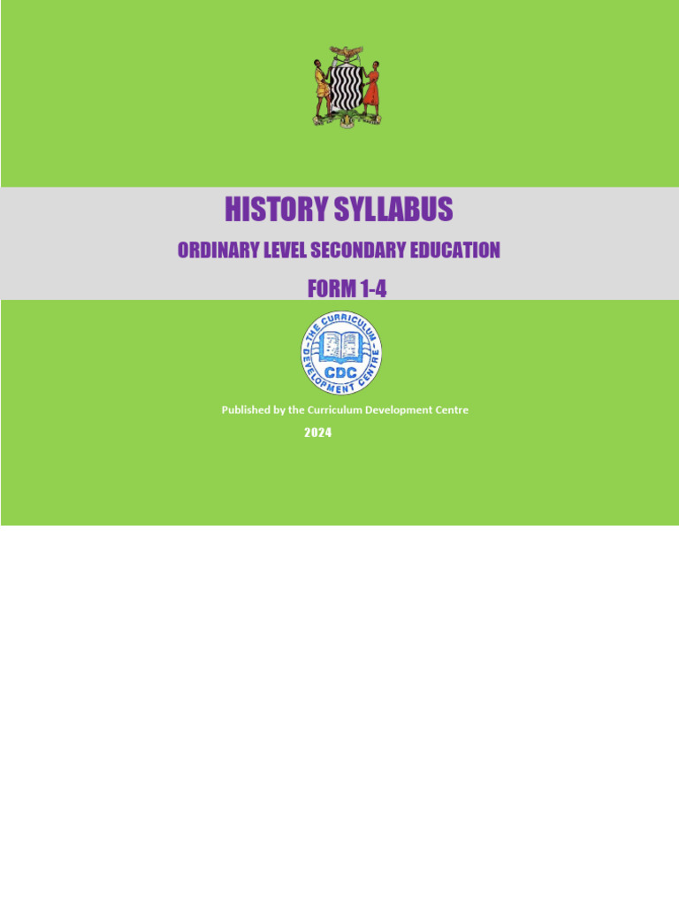 History Syllabus | PDF | Anno Domini | Common Era