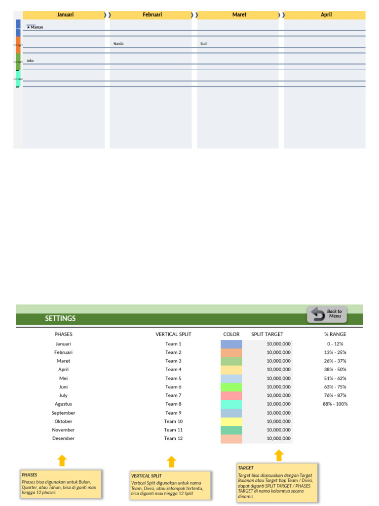 Target Tracker Template - Trial Version | PDF