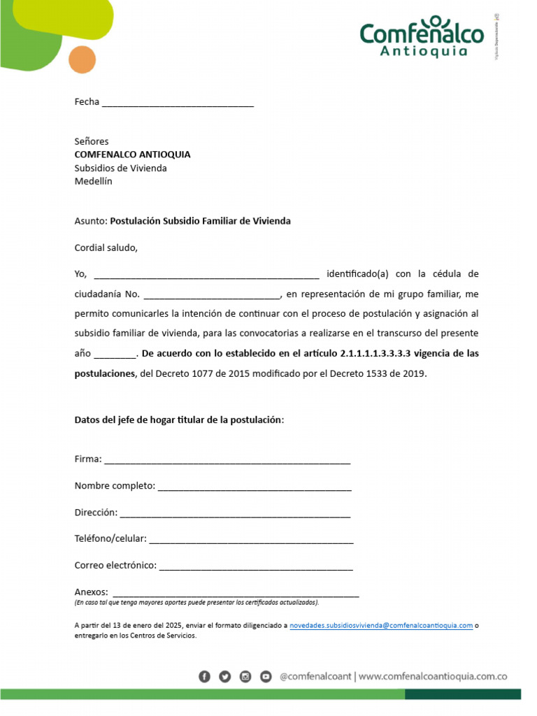 Formato de Intencion | PDF