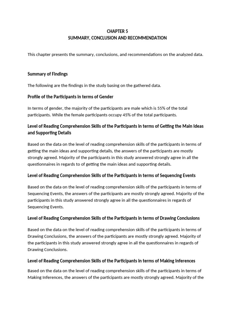 Reading Comprehension Skills Analysis | PDF | Reading Comprehension ...