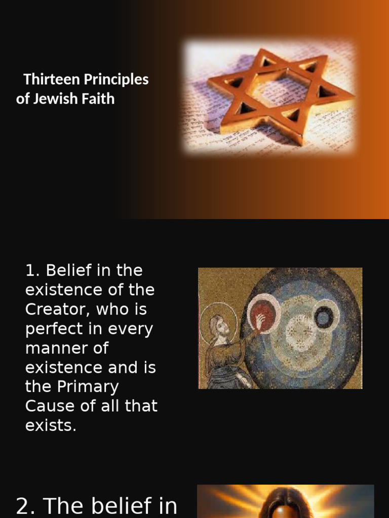 13 Principles of Judaism | PDF