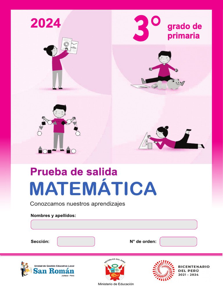 Matemática 3 - Prueba de Salida | PDF