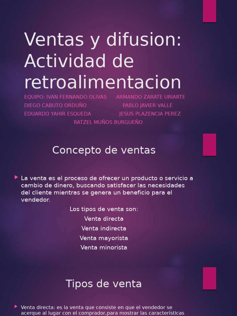 Guía Completa de Tipos de Venta | PDF | Al por menor | Marketing