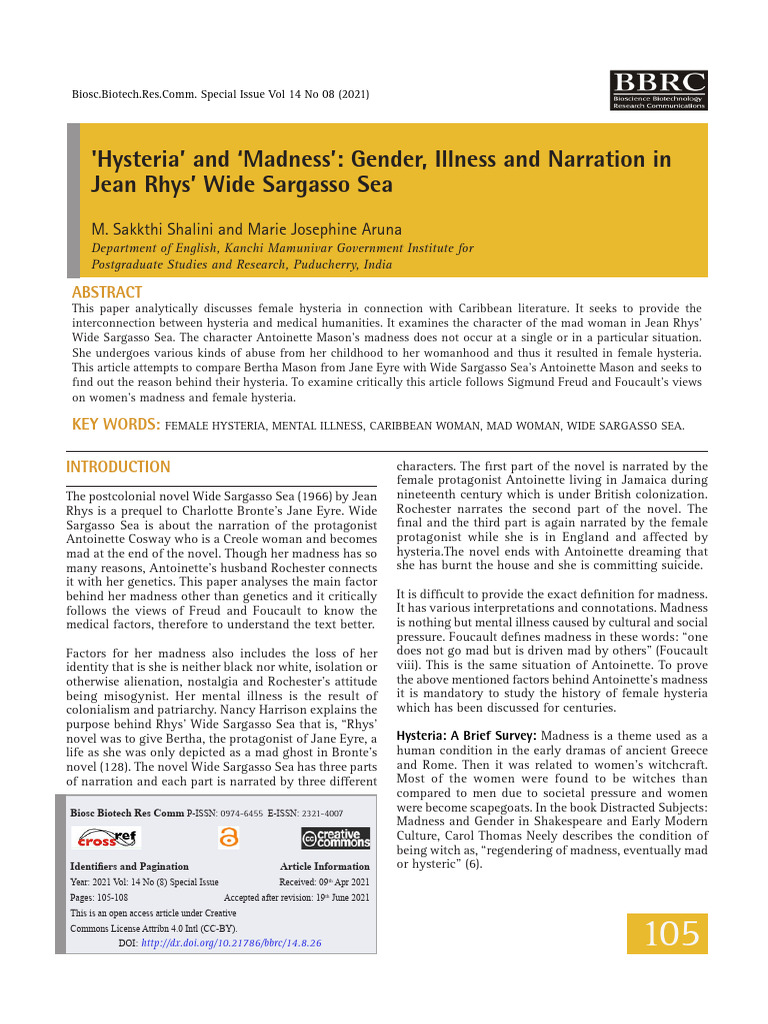 Galley Proof 26 Hysteria and Madness Gender | PDF