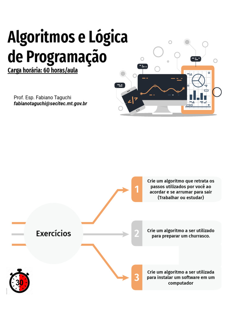 Algoritmos Práticos: Exercícios e Exemplos | PDF | Algoritmos | Aritmética