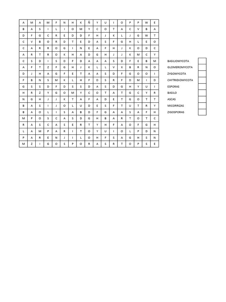 Sopa de Letra Job | PDF
