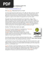 Lesson Plan Zumba | PDF | Physical Fitness | Physical Education