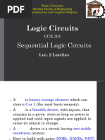 Latches in Digital Logic - GeeksforGeeks | PDF | Electronic Circuits ...